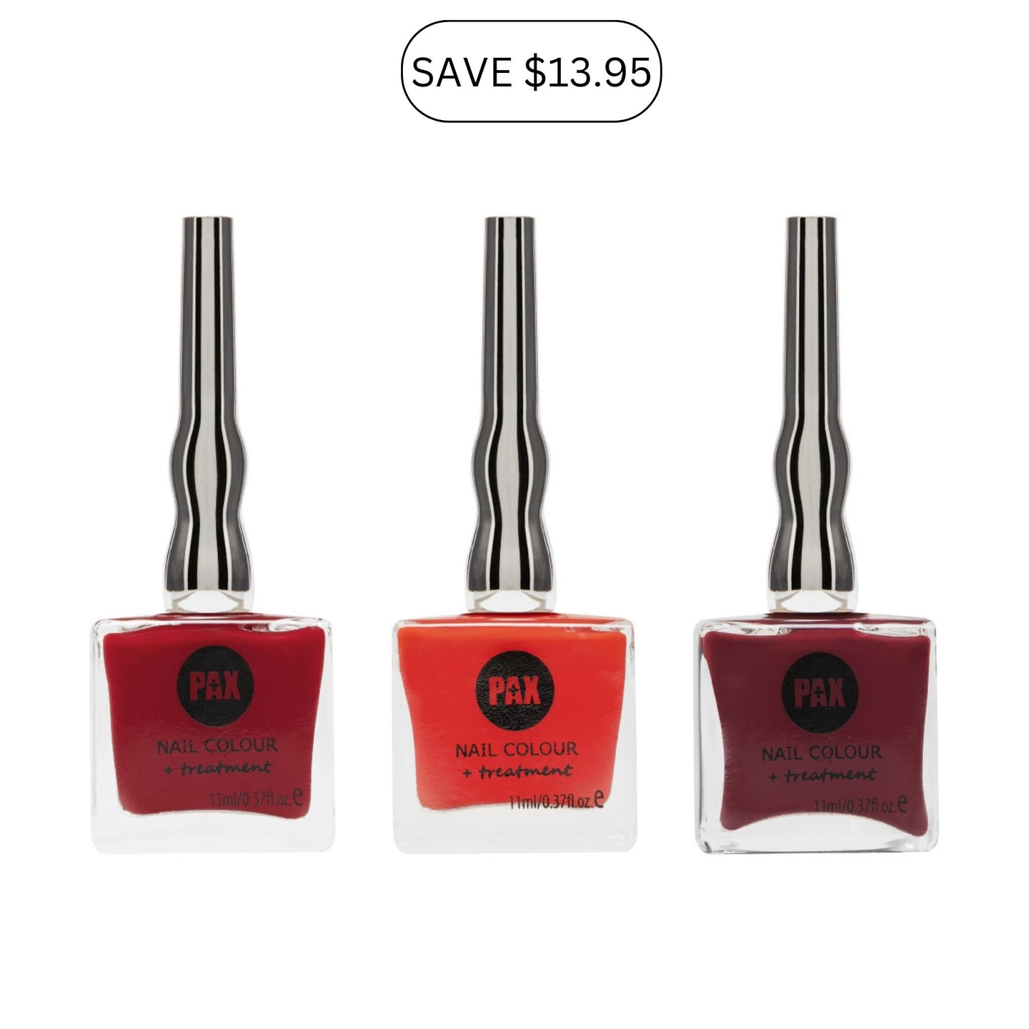 RED COLLECTION | Nail Polish Set | Natural, Non-Toxic | PAX Polish
